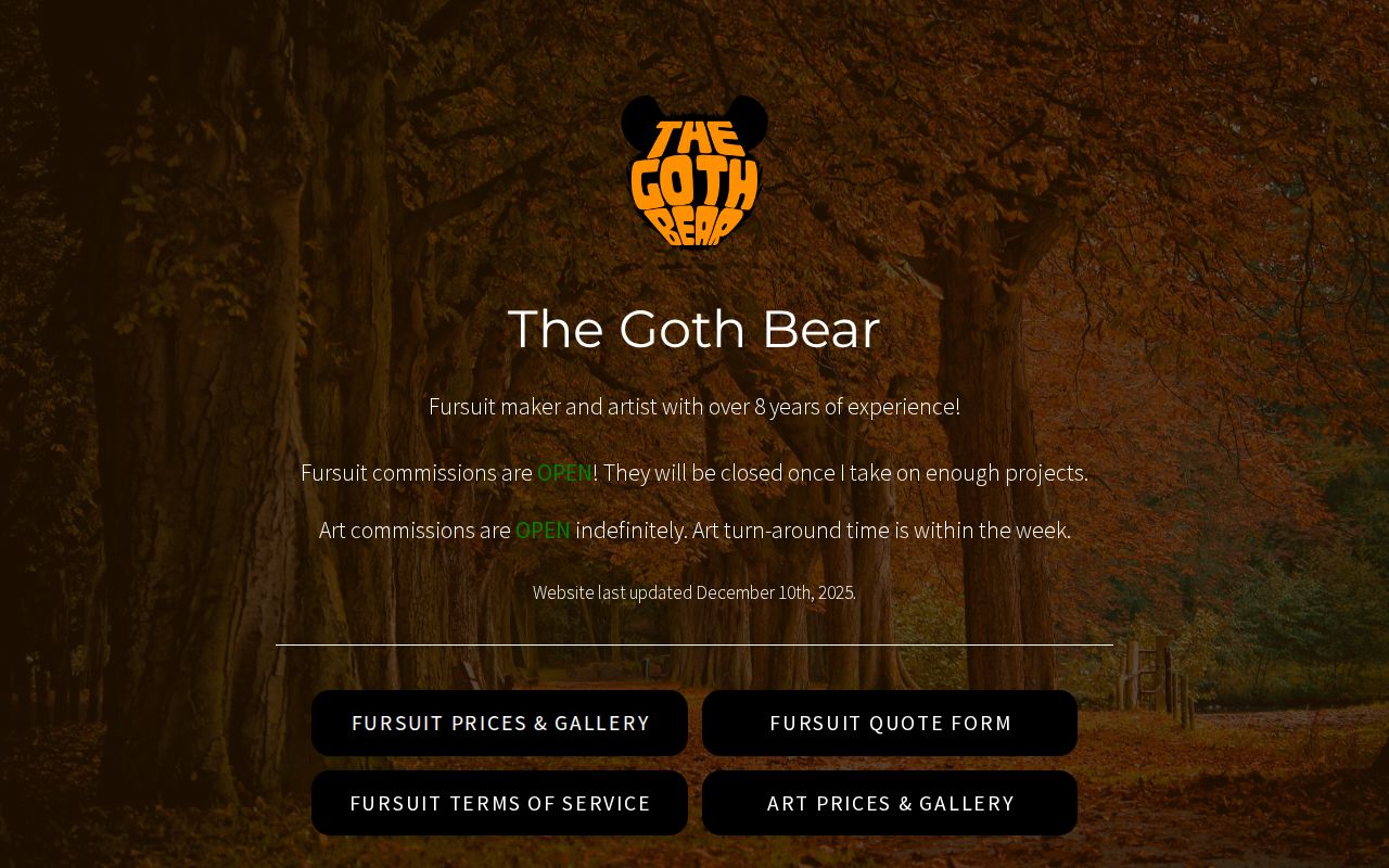 The Goth Bear